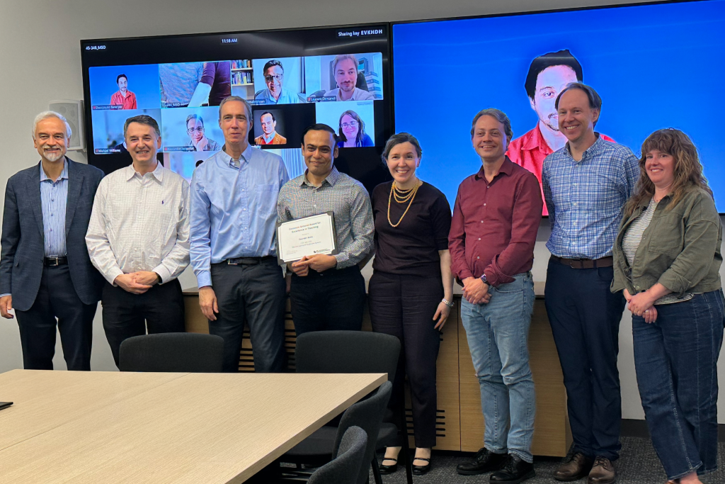 Saurabh Amin receives 2025 Common Ground Excellence in Teaching Award - MIT Schwarzman College ...